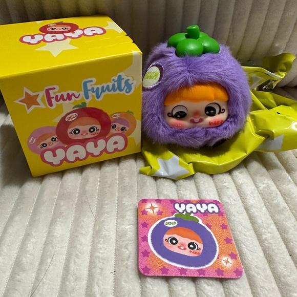 Happy Ghost | Toys | Yaya Fun Fruit Plush Collectable Grape New Opened ...
